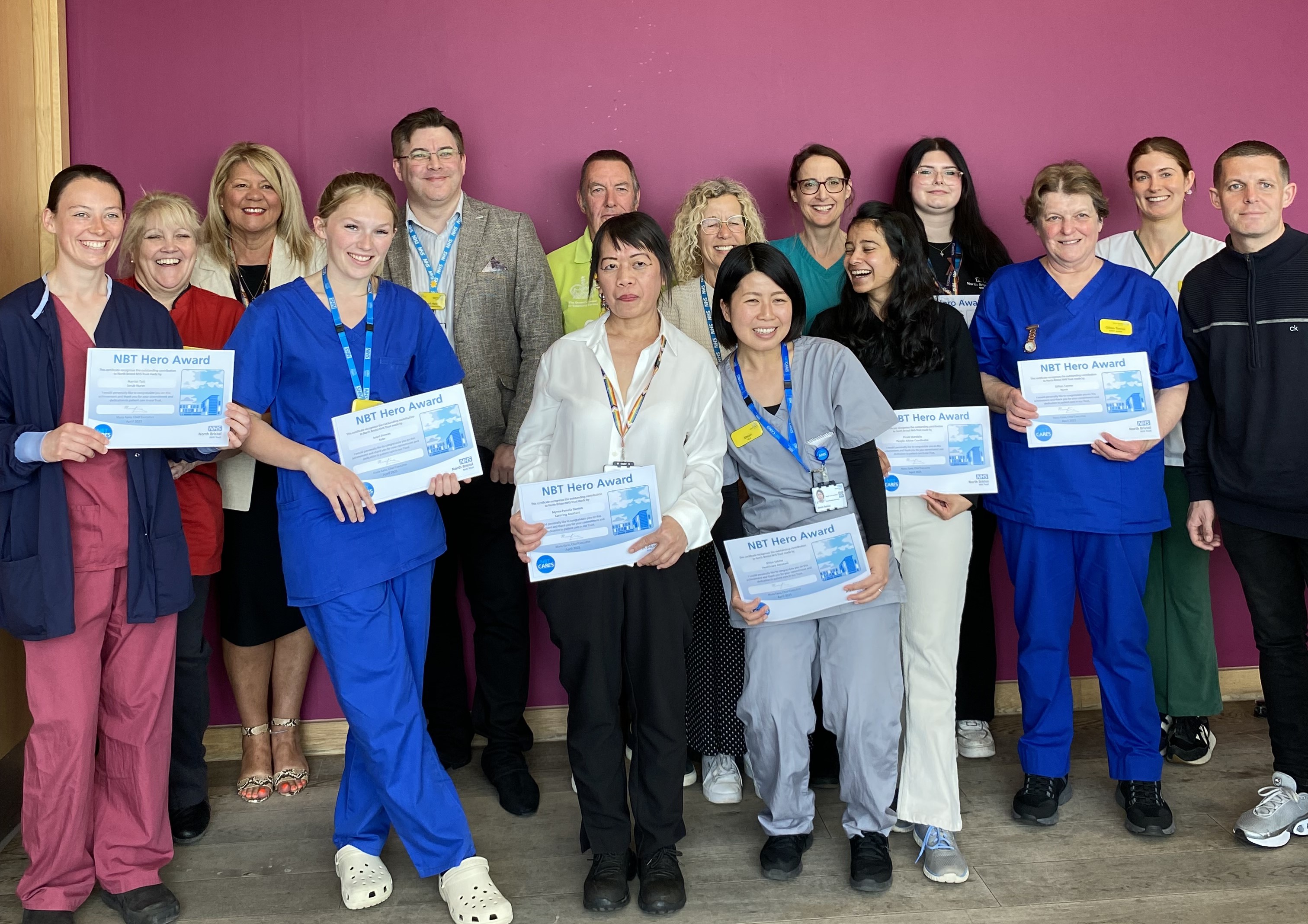 Celebrating our April 2025 Hero Award winners | North Bristol NHS Trust